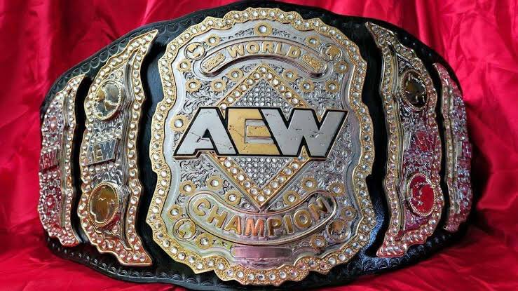 AEW Reportedly Working On A New Design For The World Championship Title ...