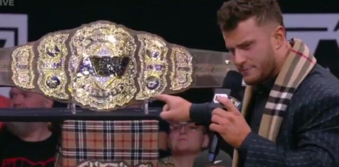 Photos: MJF Debuts New World Championship Belt On AEW Dynamite ... Photos: MJF Debuts New World Championship Belt On AEW Dynamite ...