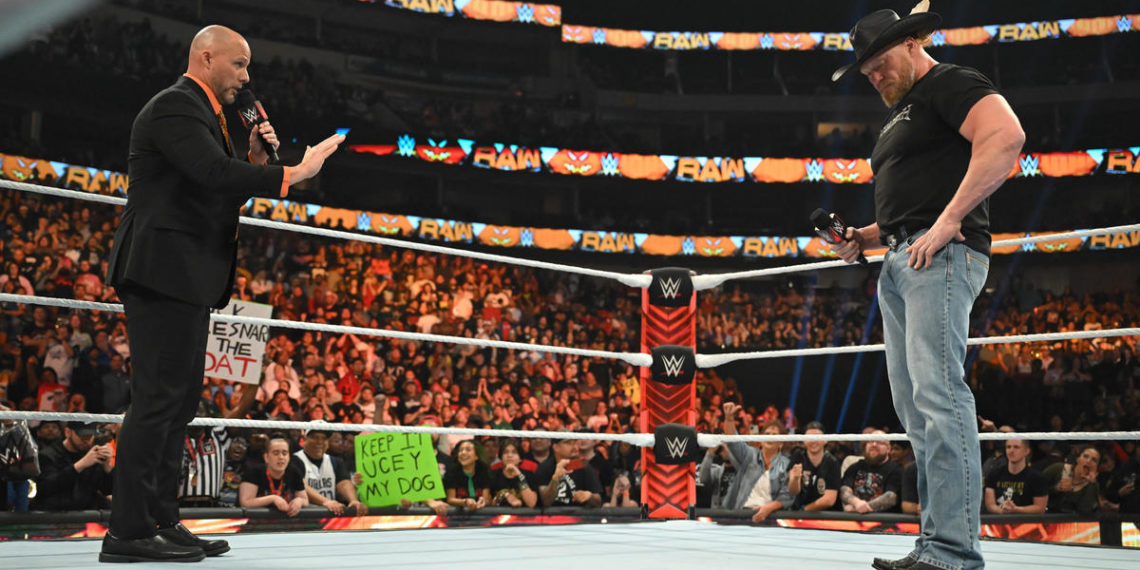 Videos Brock Lesnar Attacks Adam Pearce In Dark Segment At Wwe Raw Pwmania Wrestling News