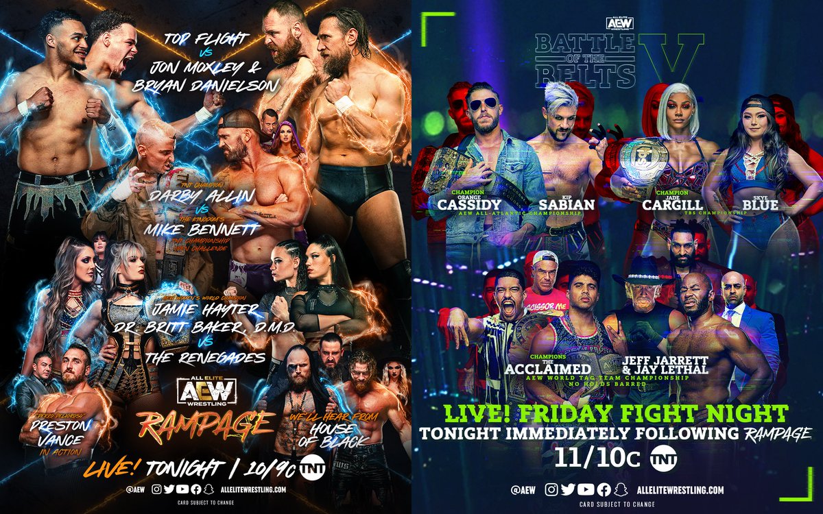 Aew Rampage And Battle Of The Belts 5 Viewership And Rating Report For