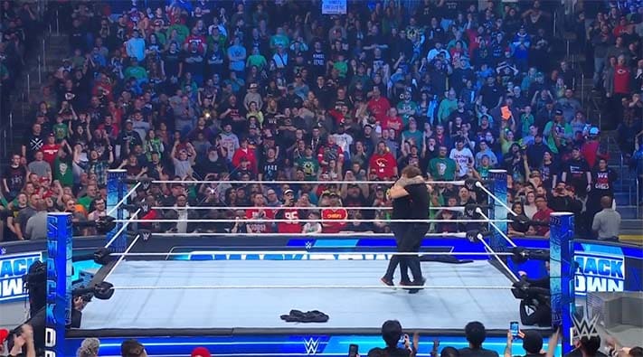 Kevin Owens Hugging Sami Zayn