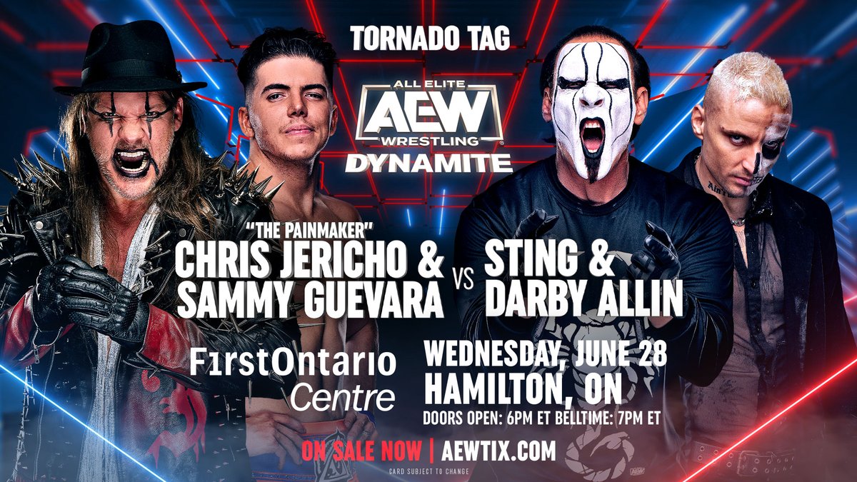 AEW Dynamite Preview For Tonight (6/28/2023): Hamilton, ONT., CN ...