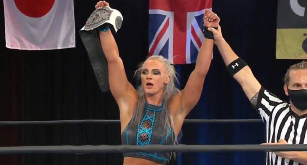 Kamille Backstage At This Week's AEW Dynamite | PWMania - Wrestling News