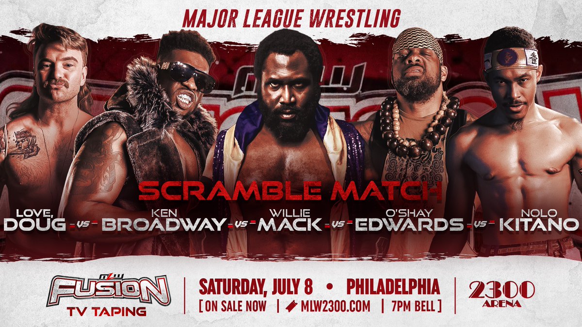 MLW Never Say Never To Feature Scramble Match On 7/8 In Philadelphia ...