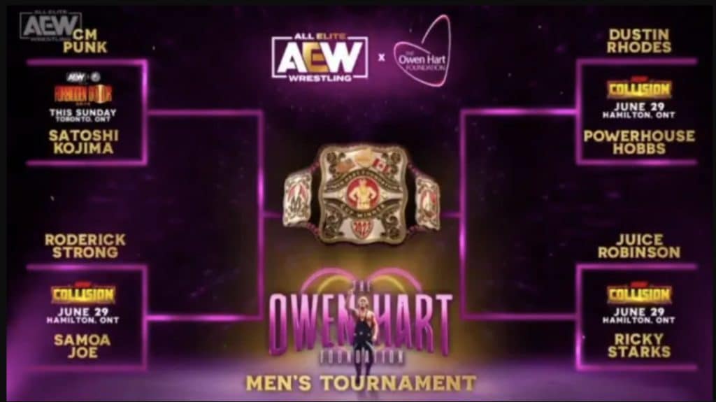 AEW Announces Brackets For Men's & Women's Owen Hart Cup Tournament | PWMania - Wrestling News