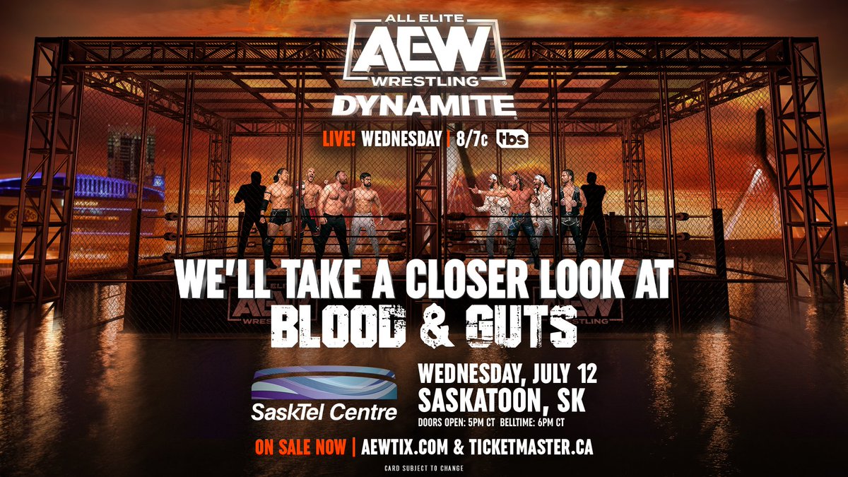 AEW Announces Special Closer Look At Blood & Guts On Wednesday's Dynamite | PWMania - Wrestling News