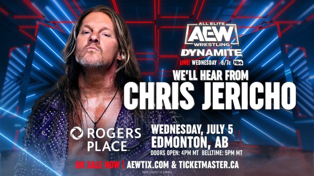 Chris Jericho Segment Announced For Wednesday Night’s AEW Dynamite ... Chris Jericho Segment Announced For Wednesday Night’s AEW Dynamite ...