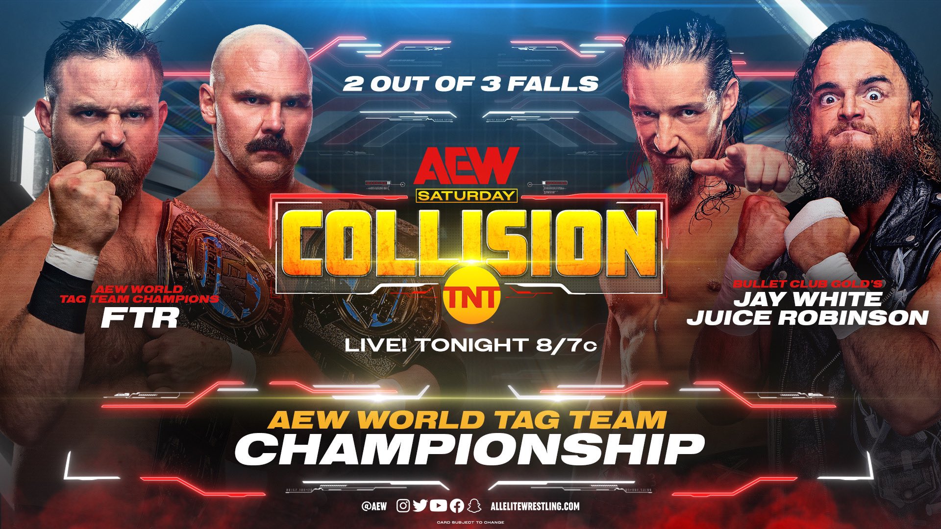Backstage News FTR vs. Jay White & Juice Robinson Match From AEW Collision | PWMania - Wrestling ...