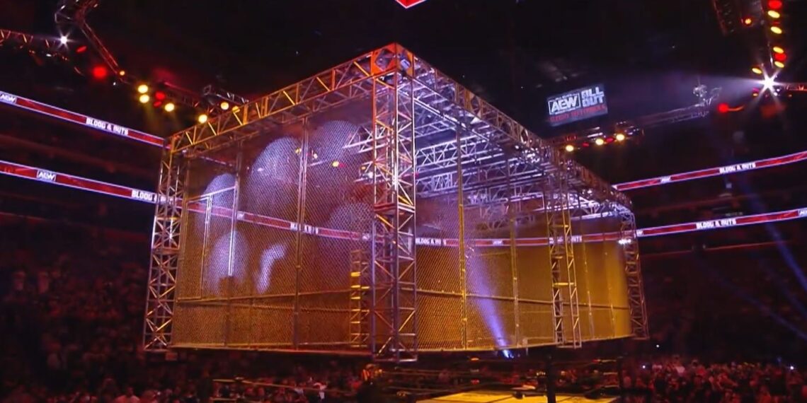 Footage Of Blood & Guts Cage Being Built, Former WCW/Impact Star At AEW ...