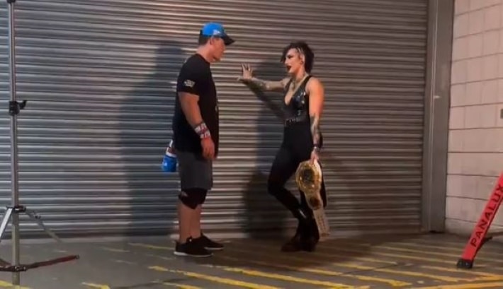 John Cena Praises Rhea Ripley With Backstage Video From WWE Money In ...