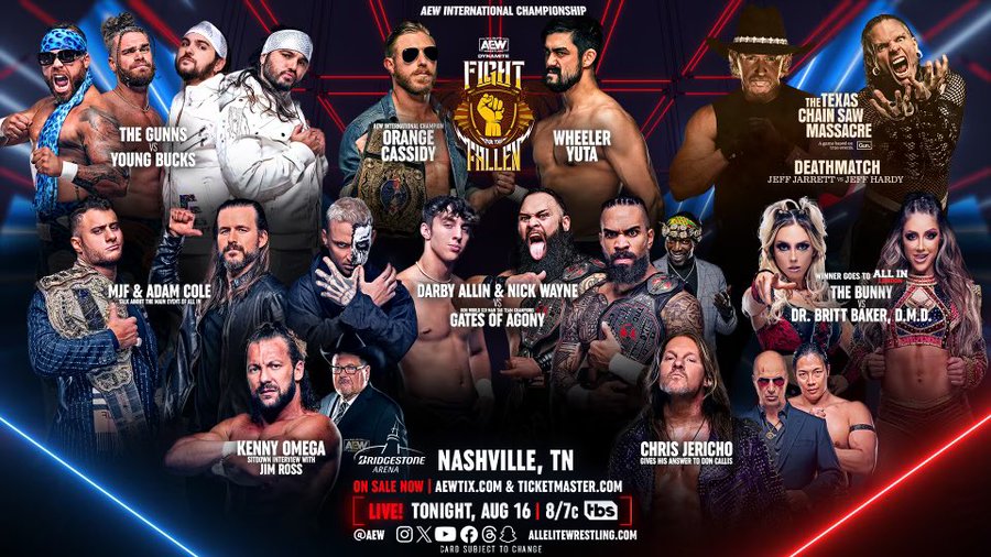 AEW Dynamite: Fight For The Fallen Results - August 16, 2023 | PWMania - Wrestling News