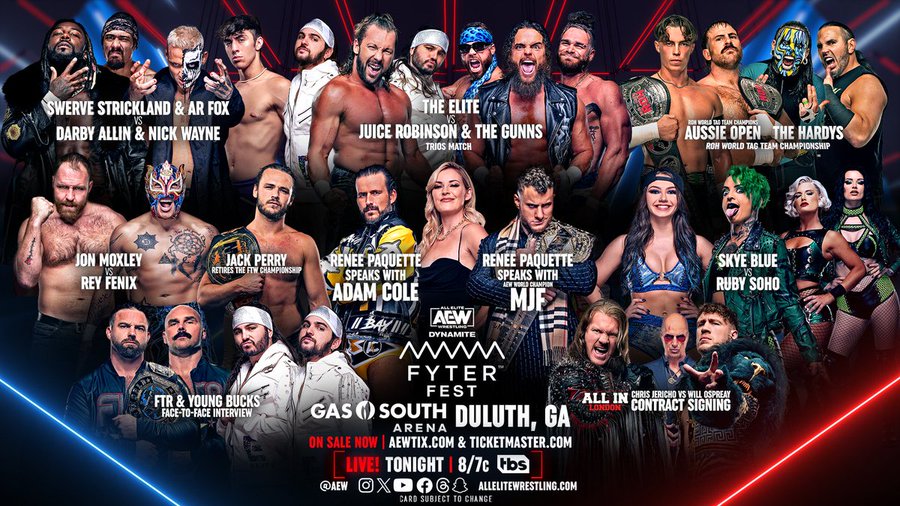 AEW Dynamite: Fyter Fest Results - August 23, 2023 | PWMania - Wrestling News