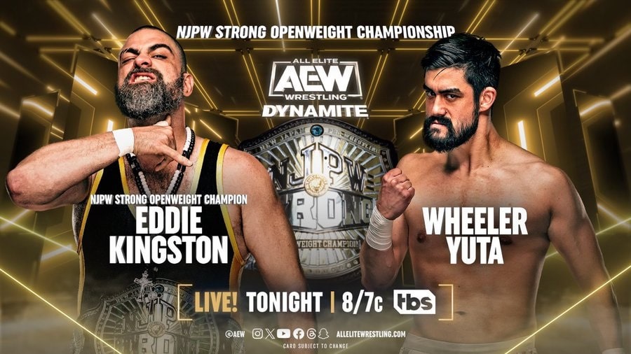 NJPW STRONG Openweight Title Match Set For Tonight's AEW Dynamite | PWMania - Wrestling News