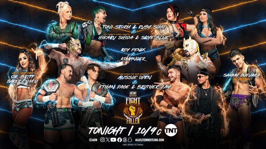 AEW Rampage: Fight For The Fallen Results - August 18, 2023 | PWMania - Wrestling News