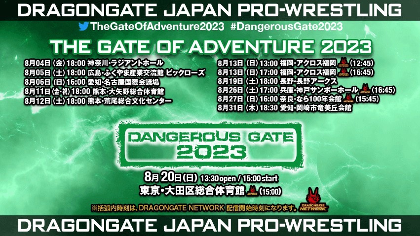 Dragon Gate The Gate Of Adventure Night 10 Results - August 27, 2023 ...