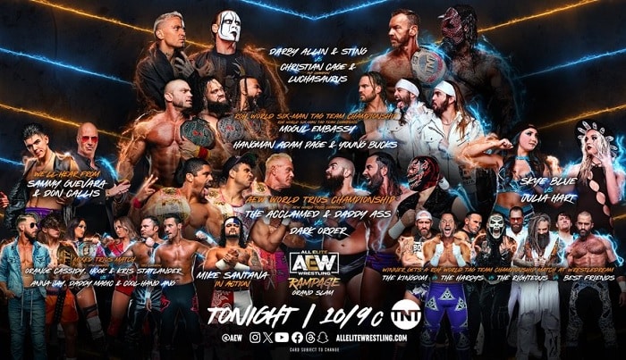 AEW Rampage: Grand Slam Results - September 22, 2023 | PWMania - Wrestling News