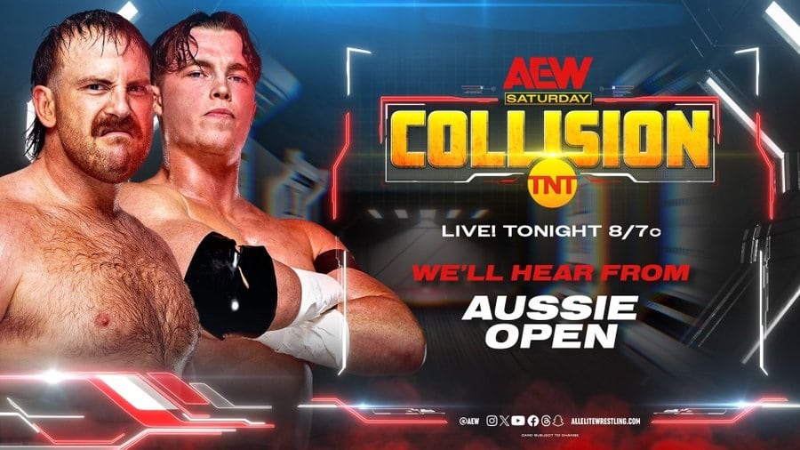 Aussie Open Segment Announced For Tonight's AEW Collision On TNT | PWMania - Wrestling News
