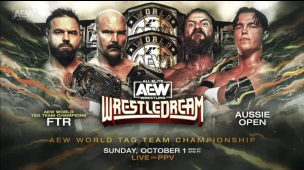 AEW World Tag Team Title Match Announced For WrestleDream | PWMania - Wrestling News