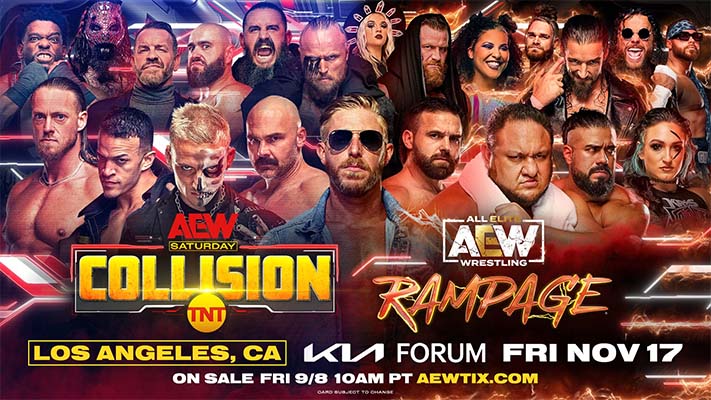 AEW Collision To Go Head-To-Head With WWE SmackDown In November | PWMania - Wrestling News