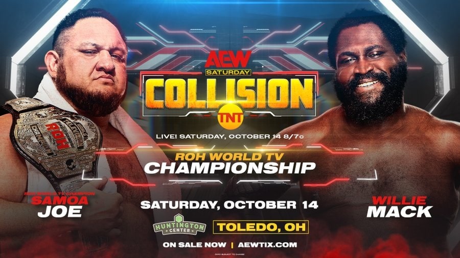 New Title Match Announced For Saturday Night's AEW Collision | PWMania ...