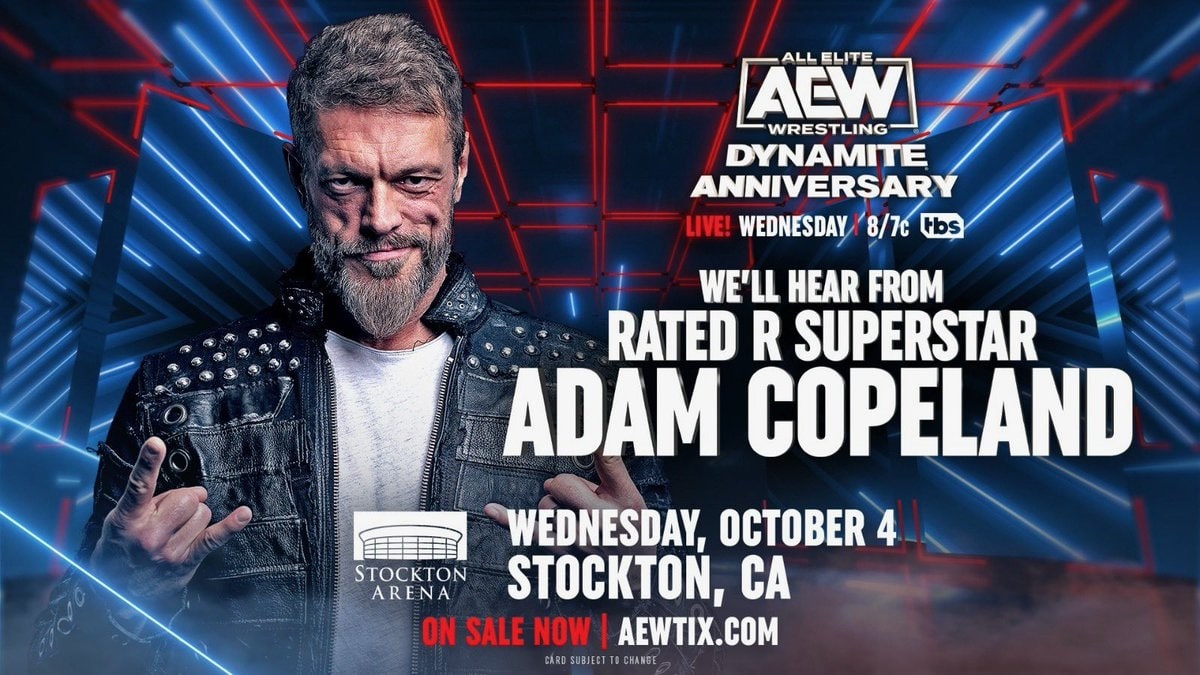 Adam Copeland Announced For AEW Dynamite 4-Year Anniversary | PWMania - Wrestling News