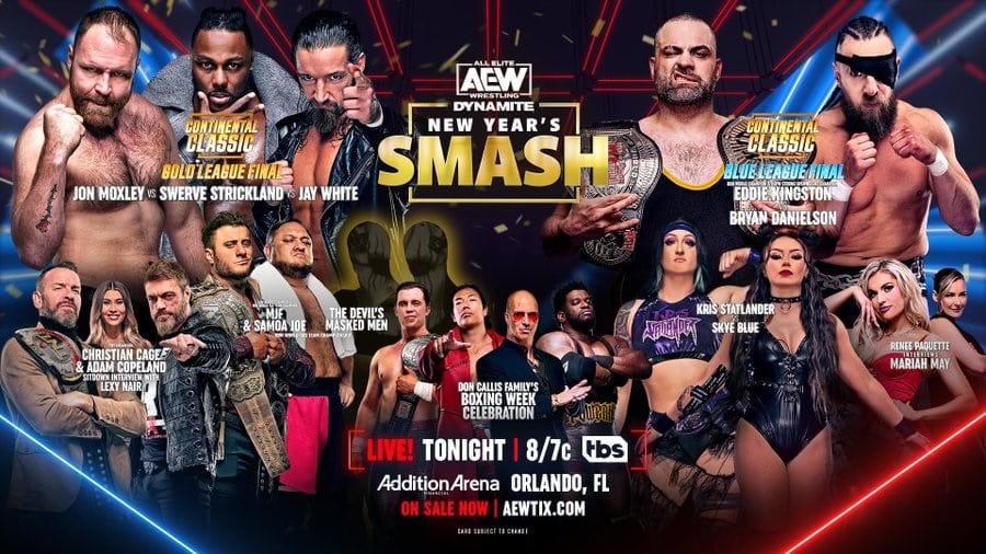 AEW Dynamite: New Year's Smash Results - December 27, 2023 | PWMania - Wrestling News