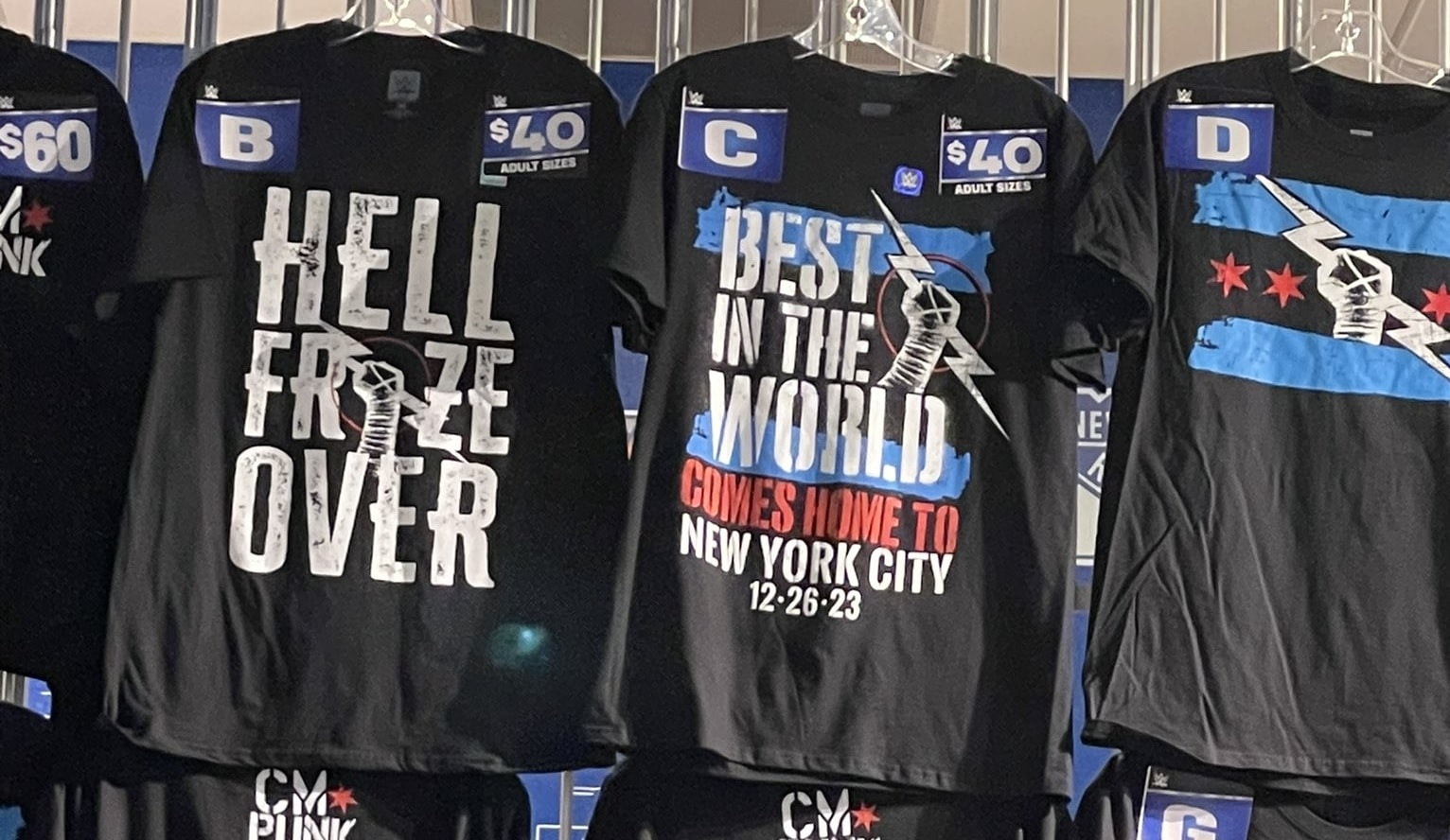 Photo: Special CM Punk Merchandise For His WWE In-Ring Return Tonight ...