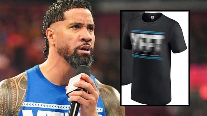 WWE Selling Blurred Version Of Jey Uso's "Yeet" Shirt | PWMania ...