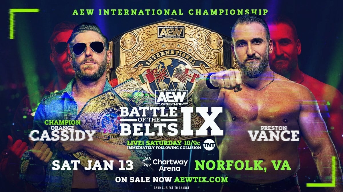 Updated AEW Battle Of The Belts IX Lineup: New Title Match Added ...