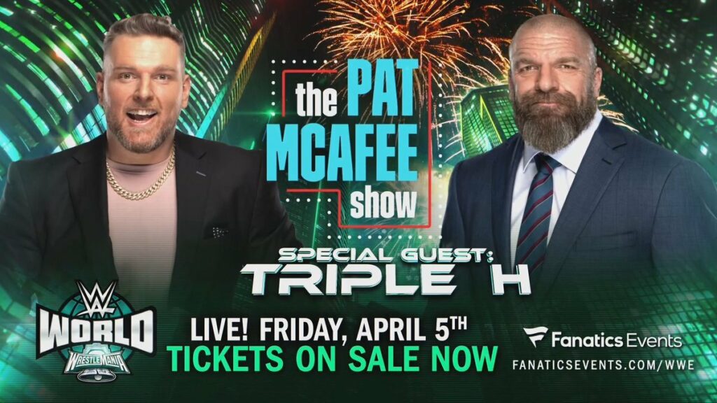 Triple H Set For Pat McAfee Show Live From WWE The World During ...