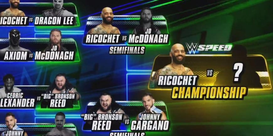 Video: Ricochet Advances To WWE Speed Championship Tournament Finals | PWMania - Wrestling News