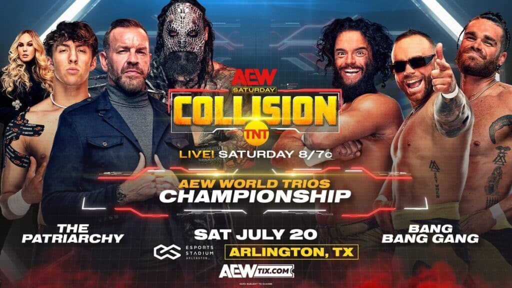 Early AEW Collision Lineup For Saturday, July 20 | PWMania - Wrestling News