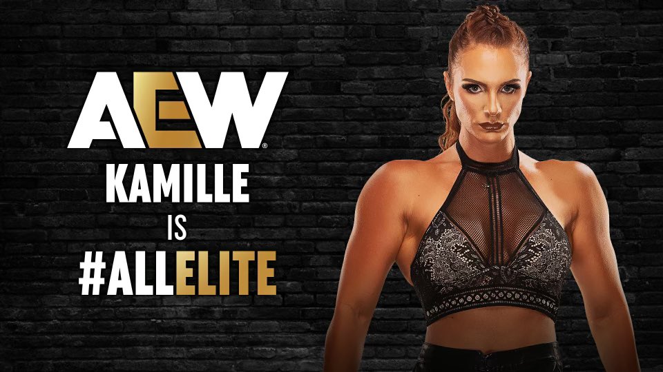 Kamille Officially Signs With AEW | PWMania - Wrestling News
