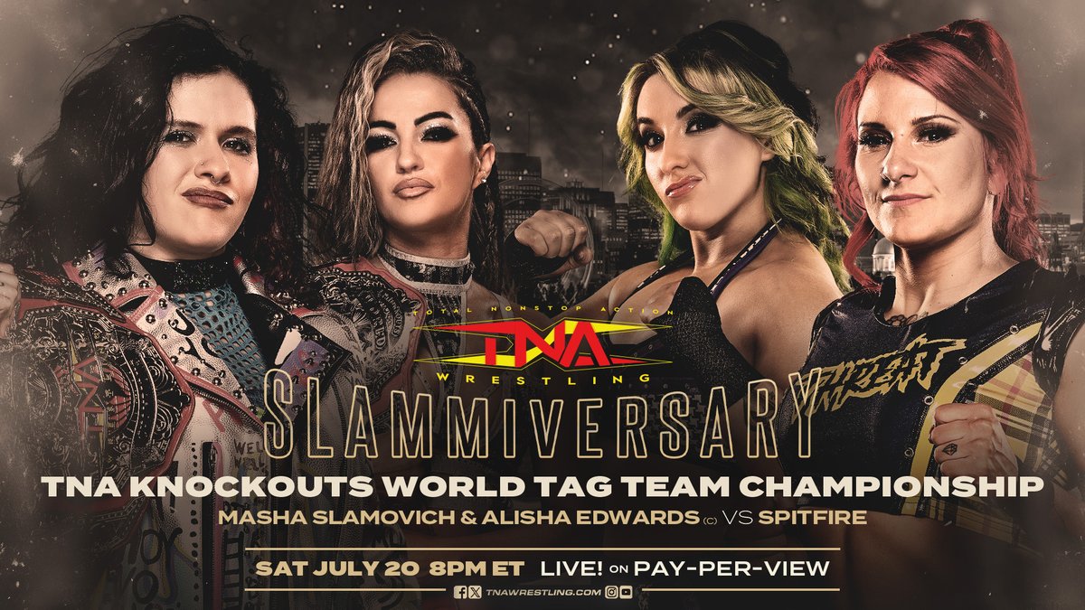 New Championship Match Made Official For TNA Slammiversary | PWMania ...