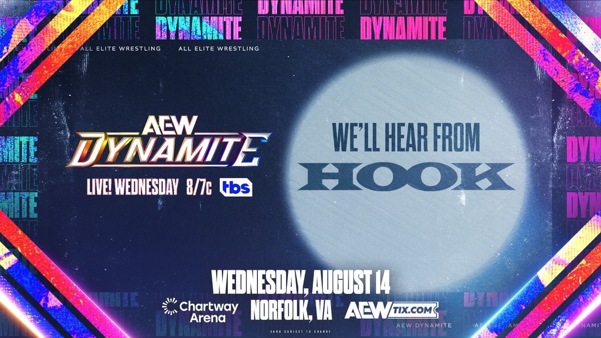 HOOK Segment Announced For This Week's AEW Dynamite (8/14/2024 ...