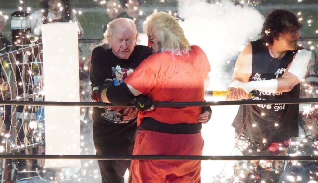 Photos: Dory Funk Jr. Survives Exploding Death Match At FMW-E Event In ...