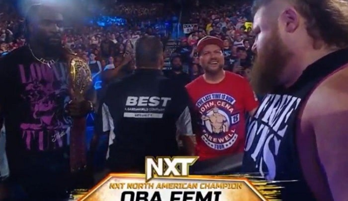 Oba Femi & Candice Michelle Appear On WWE Raw, Name For WWE Faction ...