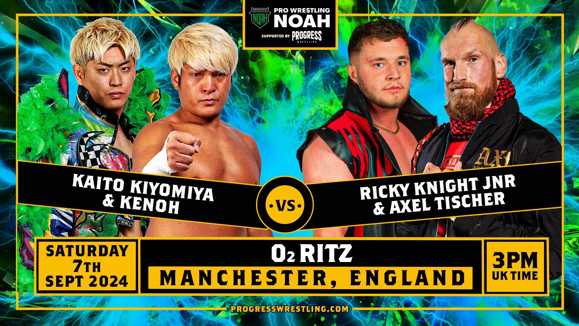 Pro Wrestling Noah In UK Night 2 Results - September 7, 2024 | PWMania ...
