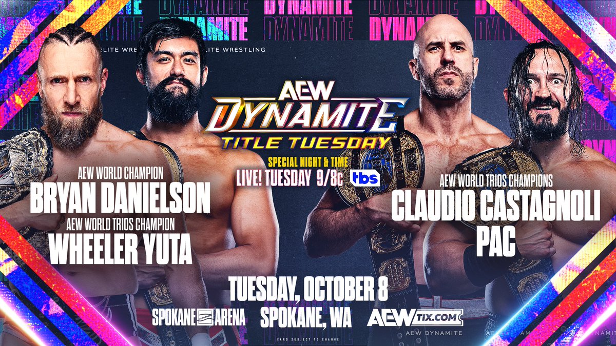 Confirmed For Next Week’s Title Tuesday Episode Of AEW Dynamite ...