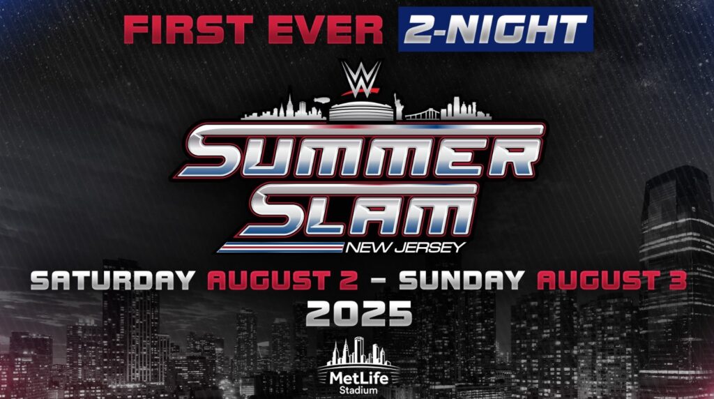Photo: New WWE SummerSlam 2025 PLE Poster Revealed | PWMania - Wrestling News