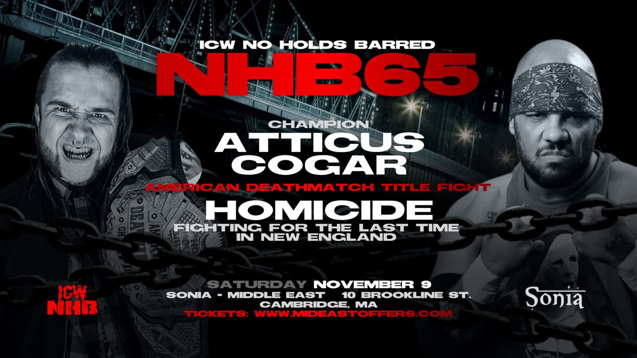 ICW No Holds Barred Vol 65 Results - November 9, 2024 | PWMania ...