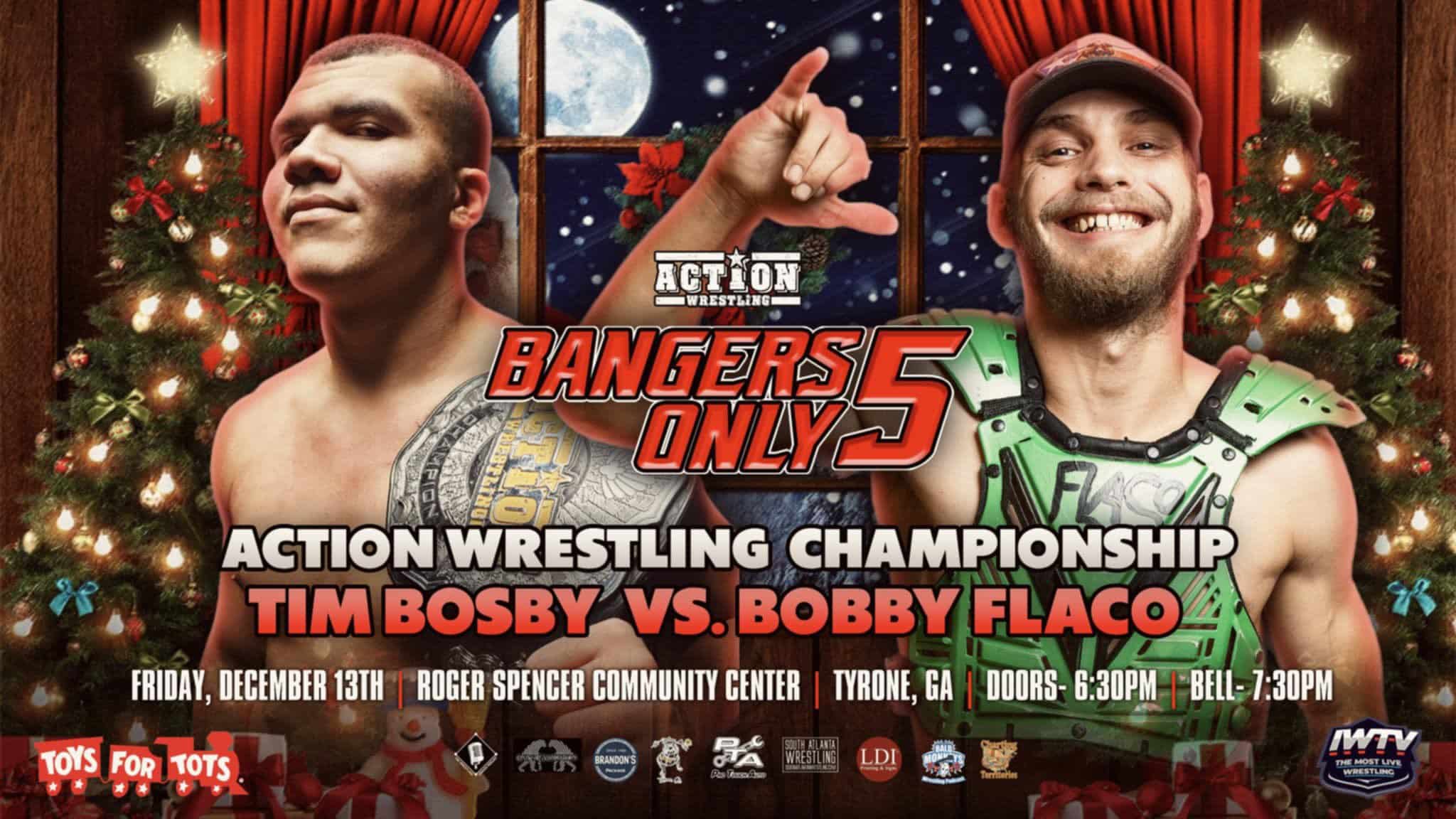 Action Wrestling Bangers Only 5 Results - December 13, 2024 | PWMania - Wrestling News