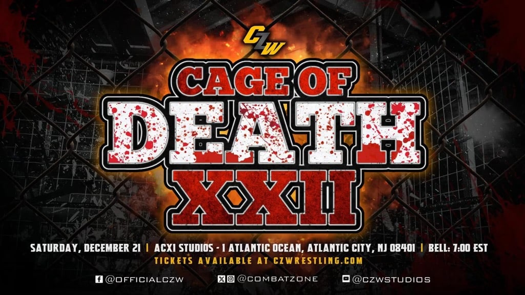 CZW Cage Of Death XXII Results - December 21, 2024 | PWMania ...