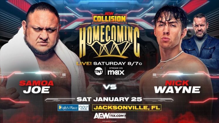 Samoa Joe vs. Nick Wayne Announced For AEW Collision: Homecoming | PWMania - Wrestling News