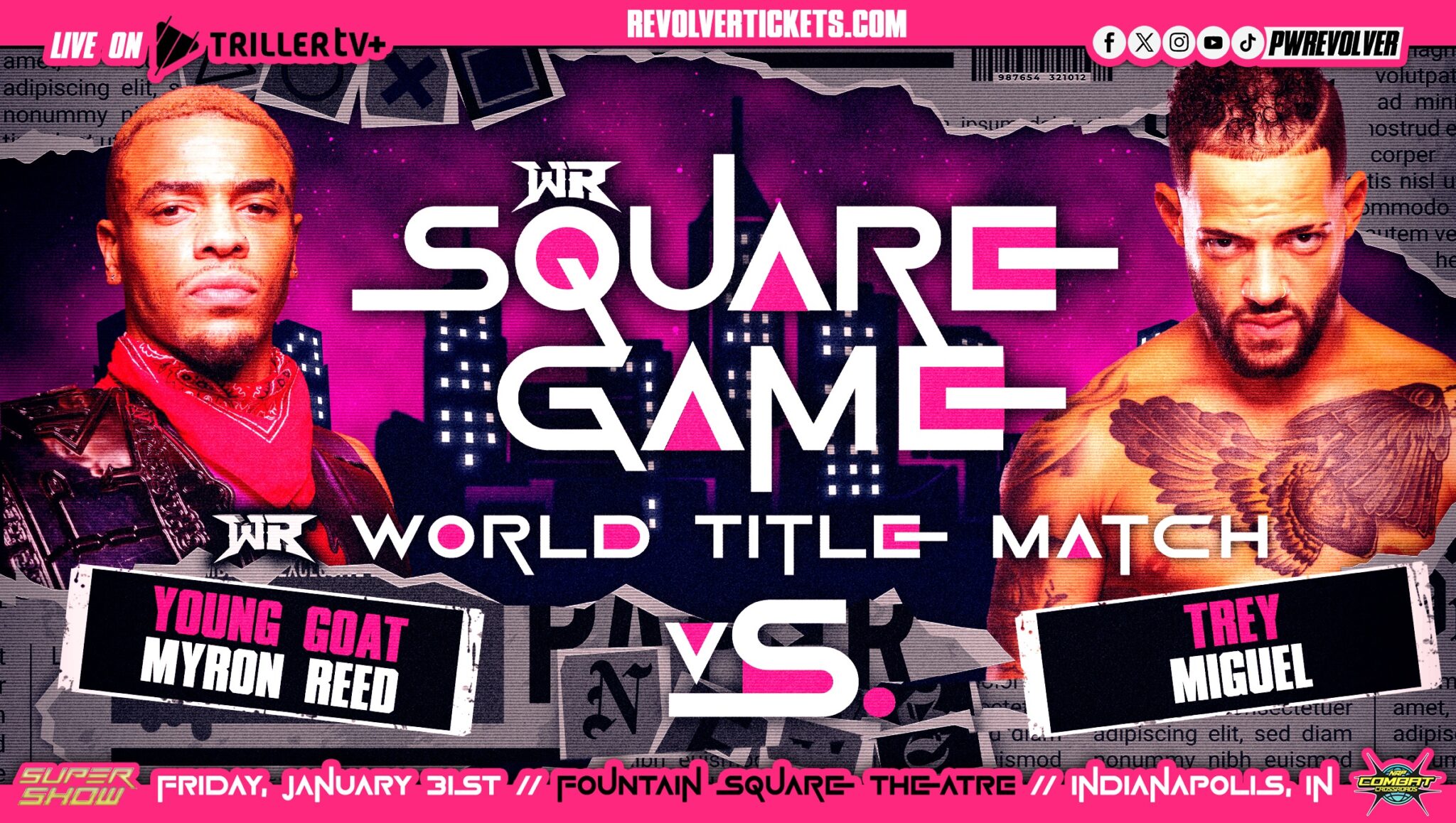 Wrestling Revolver Square Game Results - January 31, 2025 | PWMania ...