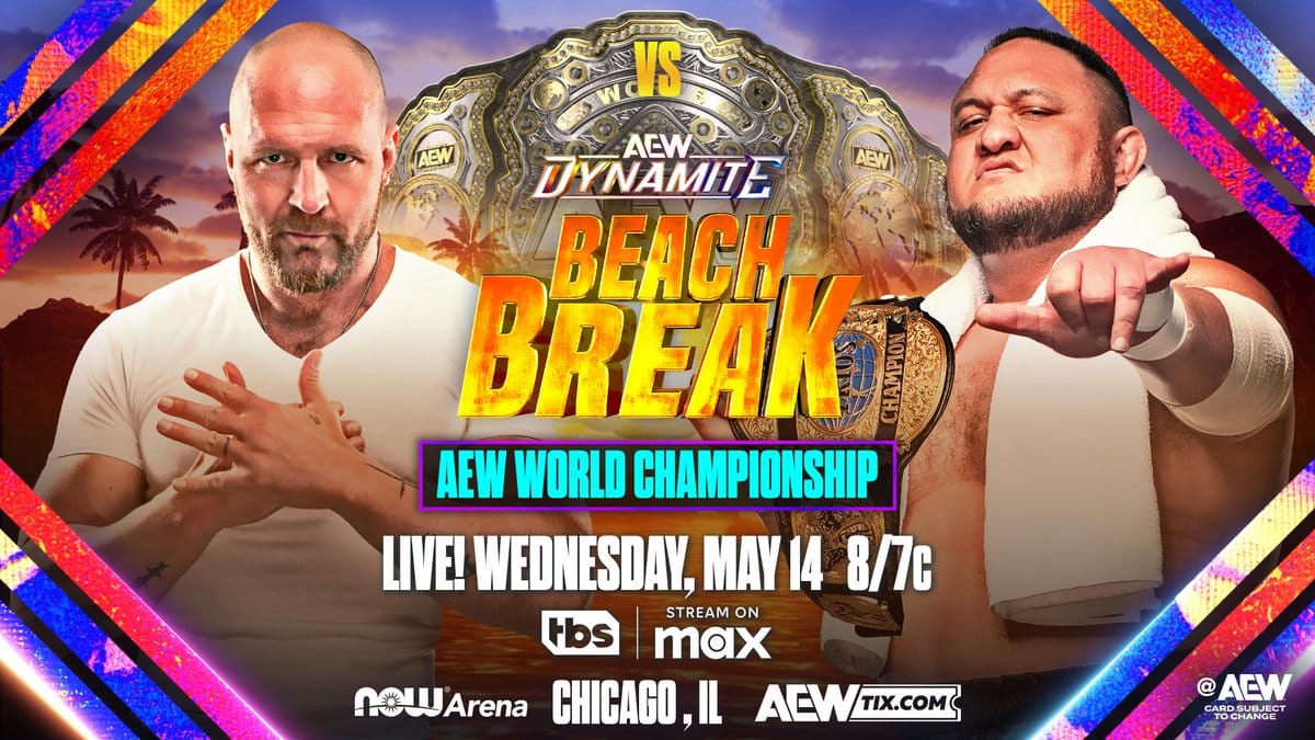 World Championship Match Set For AEW Dynamite: Beach Break | PWMania - Wrestling News