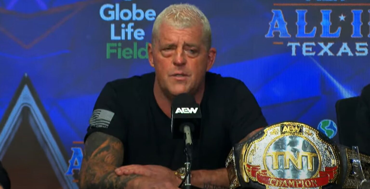Dustin Rhodes Gets Emotional After TNT Championship Victory At AEW All ...