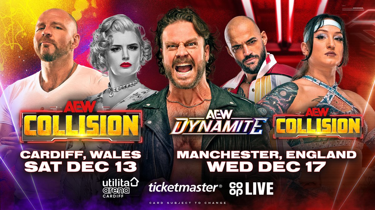 AEW Confirms December UK Dates For Dynamite And Collision | PWMania ...