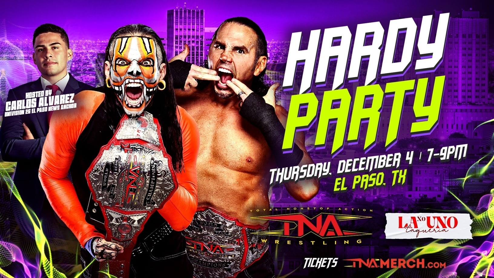 TNA To Hold Hardy Party Q&A And Photo Op In El Paso Next Month ...