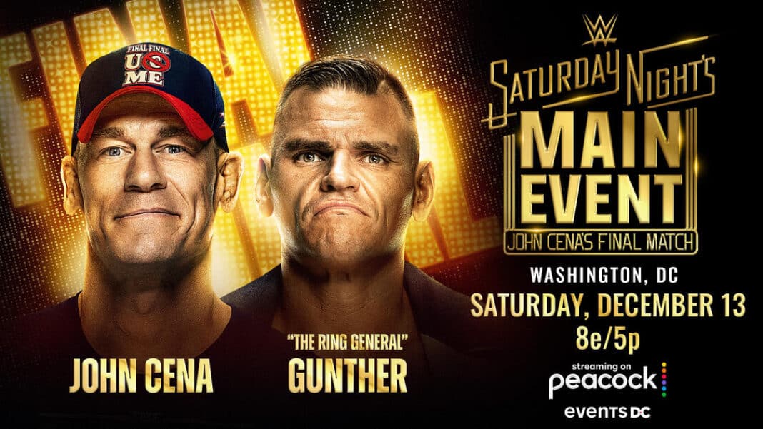 Backstage Update On John Cena vs. GUNTHER At WWE Saturday Night’s Main ...